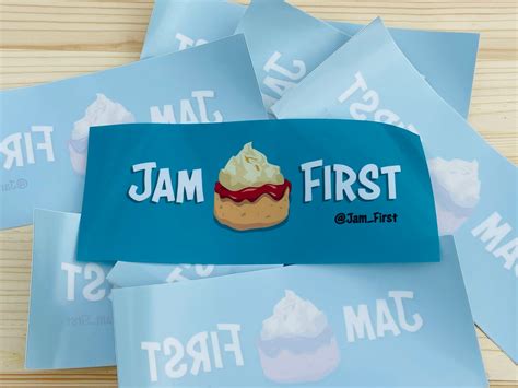 Jam First Banner Car Sticker Window Jam First Store