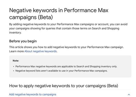 Rahul Nishad On Linkedin Performance Max Negative Keywords Are Here