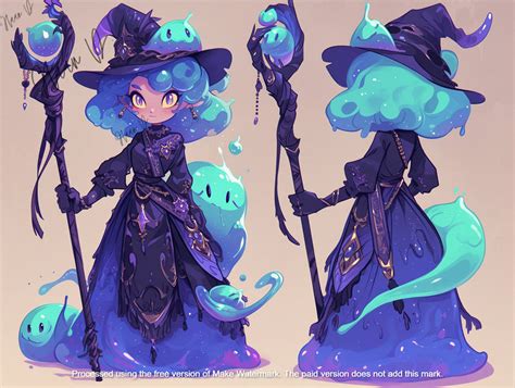 Open Slime Witch 81 By Haandae On Deviantart