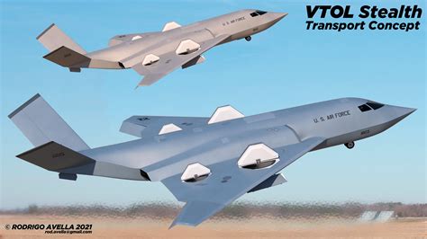 Vtol Stealth Transport Behance