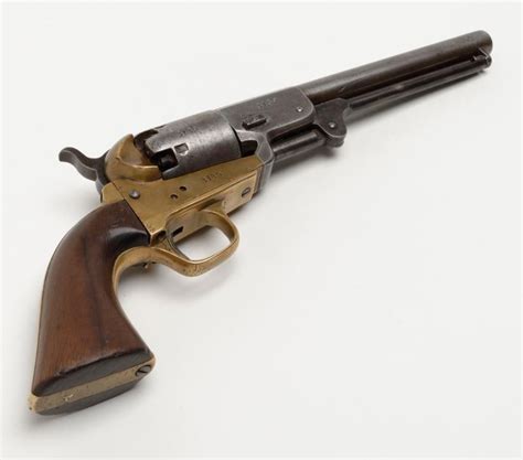 Confederate Issue Griswold And Gunnison Navy Size Percussion Revolver In 36 Caliber With Brass Fram