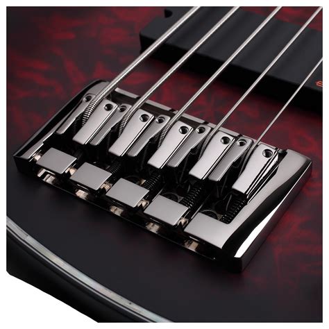Disc Schecter Hellraiser Extreme 5 Bass Guitar Crimson Red Burst