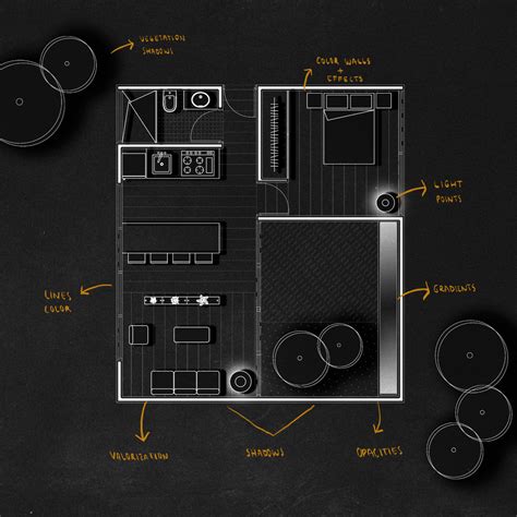 Dark Plans Course Architectural Illustration