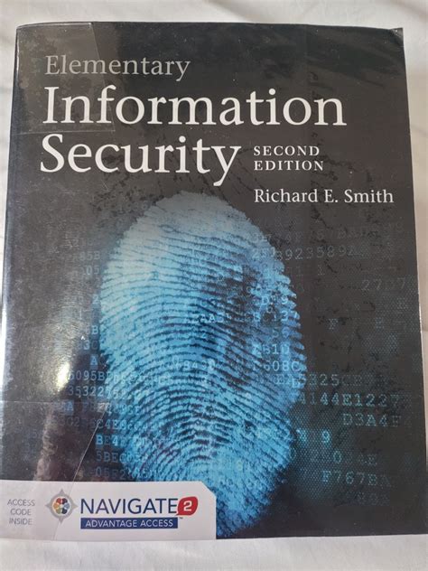 Book Elementary Information Security By Richard E Smith 2nd Edition