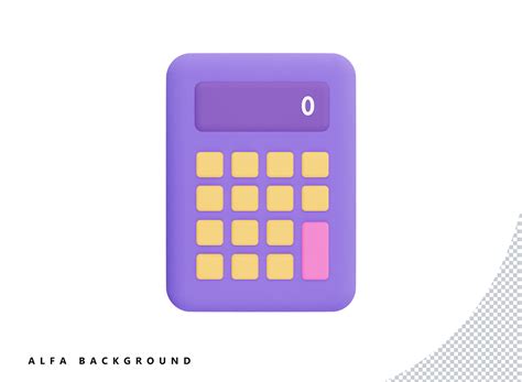 Calculator 3d Vector Icon Illustration Graphic By Crop3dbusiness