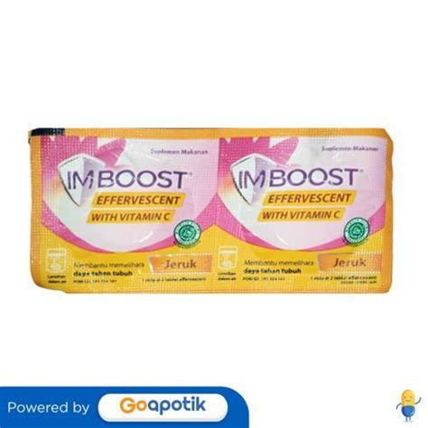 Imboost Rasa Jeruk Strip 2 Tablet Effervescent Lazada Indonesia