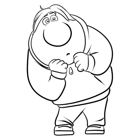 Inside Out 2 Embarrassment Coloring Page Download Print Or Color