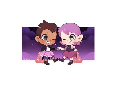 Luz And Amity Dance By Hitsujinu On Deviantart