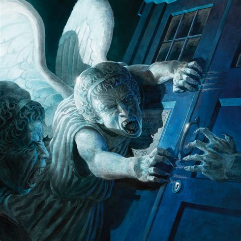 Doctor Who Weeping Angels Drawings
