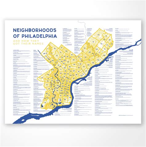 Detailed Map Of Philadelphia Neighborhoods