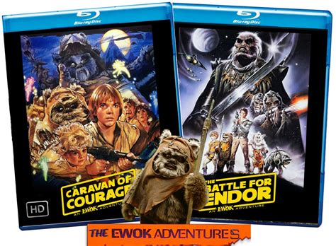 Star Wars Ewok Adventures Caravan Of Couragebattle For Endor Blu Ray