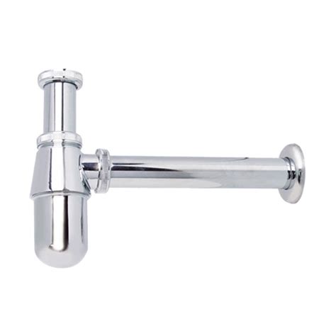 Showy Chrome Plated Long Body Bottle Trap 1 14 2806 Model Showy