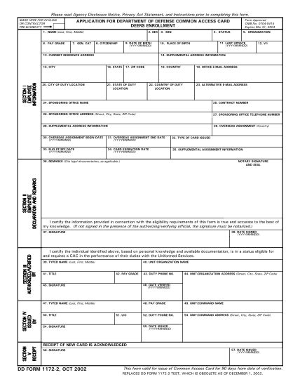 19 Dd Forms 1172 Free To Edit Download And Print Cocodoc