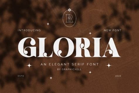 Gloria Font By Graphicxell · Creative Fabrica