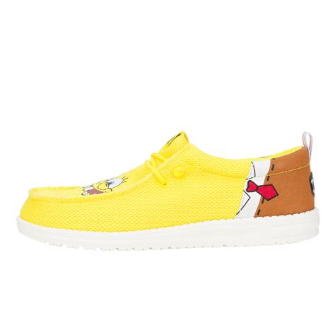 Wally Funk Spongebob Brownyellow Official Website Of Heydude Shoes Lightweight