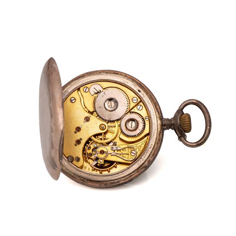 Anonimo Pocket Watch White Dial Silver Case Only Online Auction Hong Kongseptember 28 2022