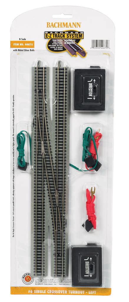 Scambio Bachmann Scala N American Trains N Scale Turnout Left Hand 6