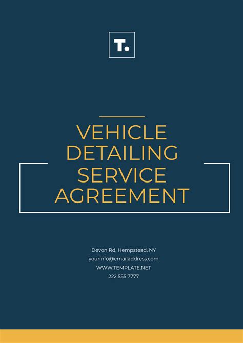 Vehicle Loan Agreement Template