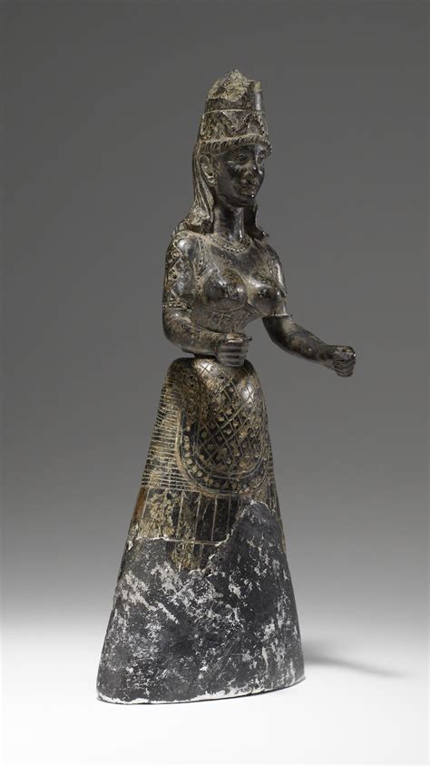 Snake Goddess 16th Century Bce Or Early 20th Century Late Minoan Or