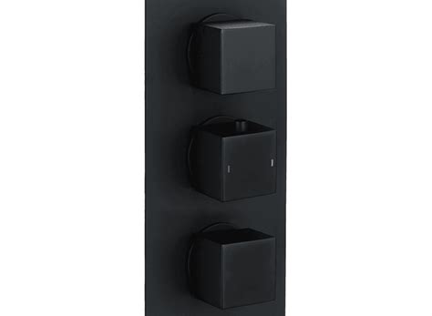 utah square triple thermostatic shower valve controls 2 functions