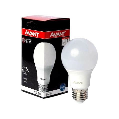 Lâmpada Led Bulbo 9w 6500k E 27 Avant