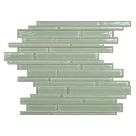 Linear Luxe Tile Collection 12 X 12 Linear Mosaic Tile In Sweet Pea