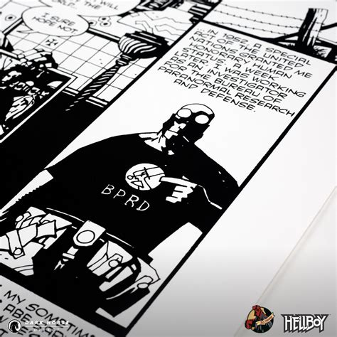 Hellboy 30th Anniversary Wake The Devil 1994 Comic Ad Screenprint