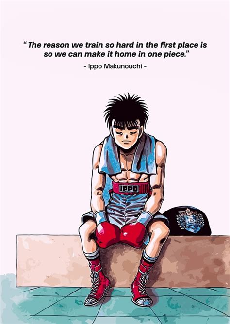 Hajime No Ippo Anime Quotes Posters And Prints By Muhamad Erwan Felani