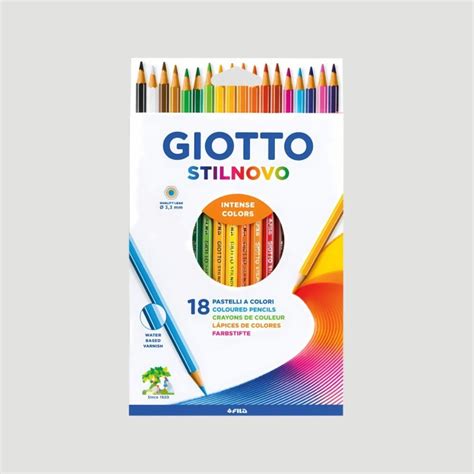 Confezione Matite Colorate Giotto Stilnovo 18 Colori