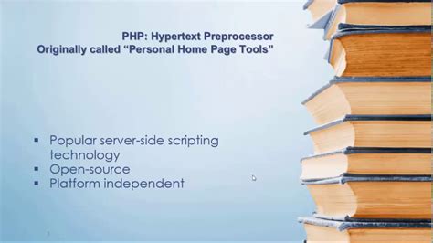 Php Introduction Youtube
