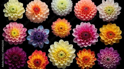 Dahlia Varieties Photograph Different Varieties Of Dahlia Flowers