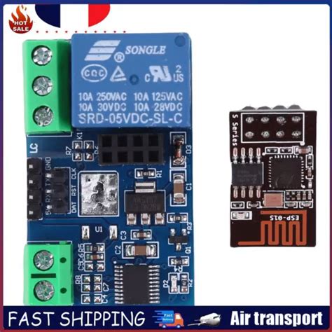 Wifi Relay Module 5v 12v Esp8266 Wifi Control Relay Board For Arduino 1s Eur 5 27 Picclick Fr