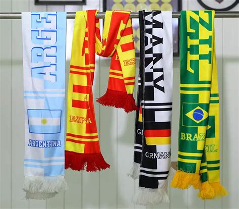 Buy Wholesale China Team Scarves Soccer 2022 Qatar World Flag Cup T