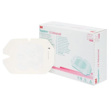 3m™ Tegaderm™ I V Advanced Securement Dressing 10cm X 12cm Box Of