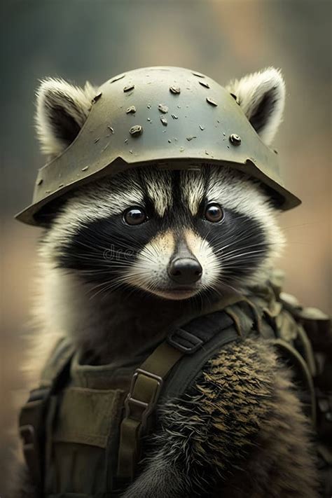 Military Raccoon Stock Illustrations 45 Military Raccoon Stock