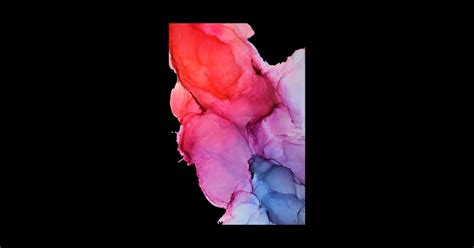 Bleeding Rainbow Blend Alcohol Ink Painting Blend Posters And Art