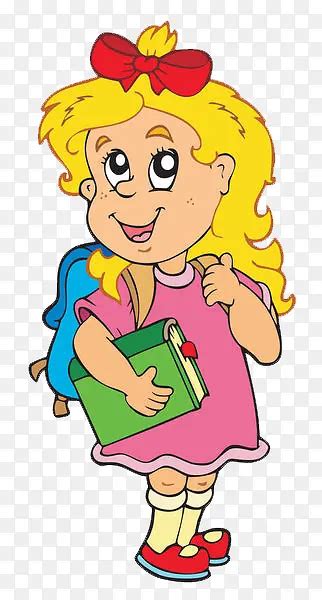 新学期背着书包返校的学生简笔画png图片素材下载图片编号7740054 Png素材网