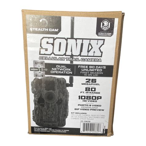 Stealth Cam Sonix Wireless Cellular Game Photo And Video Camera — Ewirelessgear