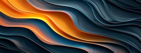 Premium Photo D Abstract Dark Background Wavy Curved Lines Flat Pattern For Wallpapers