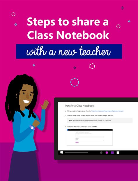 transfer a class notebook to another teacher new teachers education