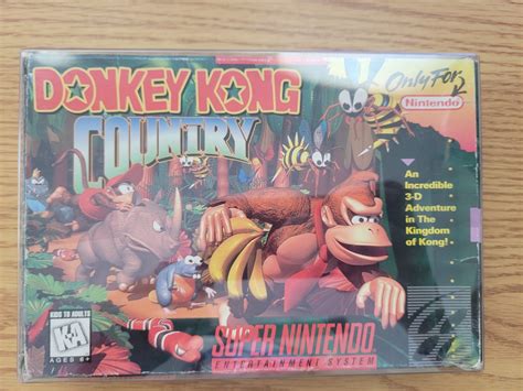 Donkey Kong Country Super Nintendo Snes Complete In Box Cib Great Shape