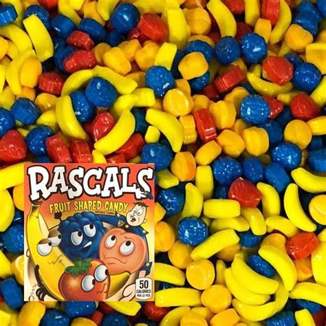 Rascals Fruit Shaped Candy 24 7lbs Bulk