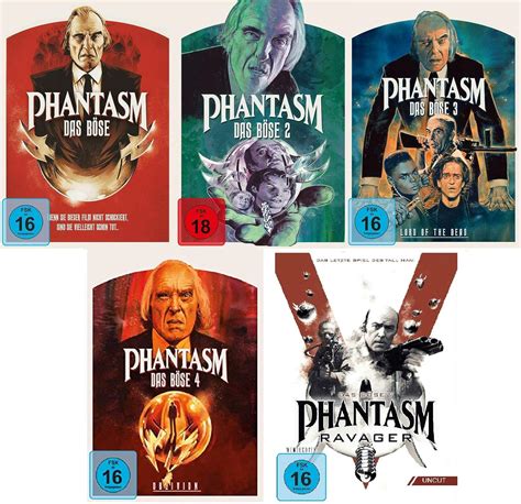 Phantasm 1 5 Das Böse Fsk 18 Im Set Deutsche Originalware 5 Dvds