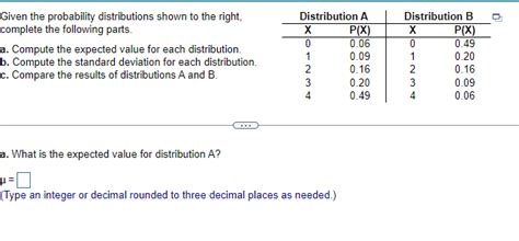 Solved Given The Probability Distributions Shown To The Chegg