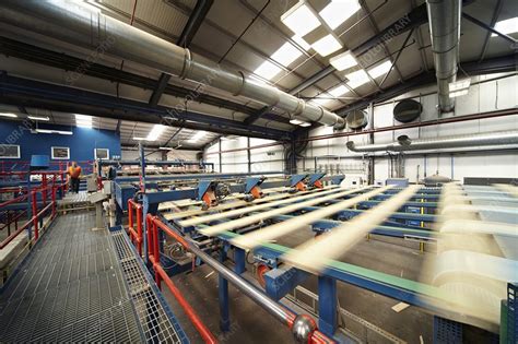 Manufacturing Of Timber Decking Planks Stock Image C019 9904