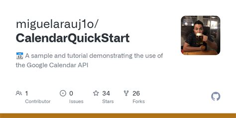 Github Miguelarauj O Calendarquickstart Calendar A Sample And Tutorial Demonstrating The