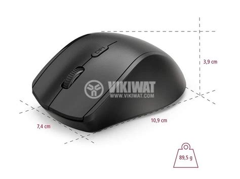 Wireless Mouse Hama 182645 Black Vikiwat
