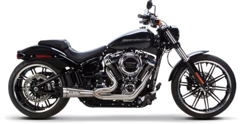 Tbr Comp S 2in1 Exhaust Softail W Turnout Death Metal Racing
