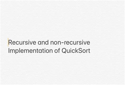 Solved Recursive And Non Recursive Implementation Of