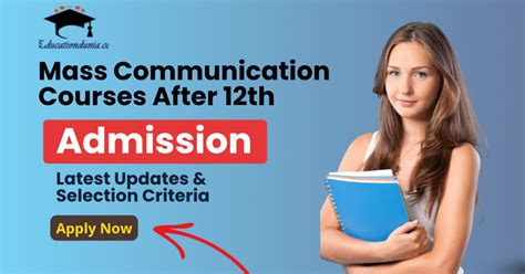 Mass Communication Courses After 12th Fees Eligibility